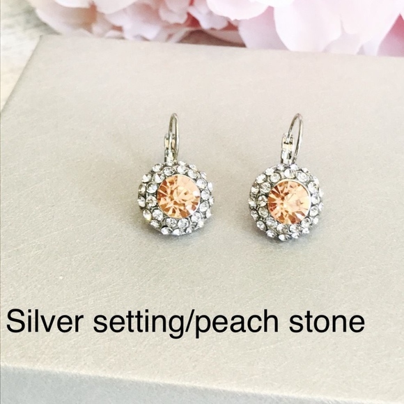 Ladybird Jewelry | Jewelry | Crystal Hoop Earrings Pave Swarovski Style ...